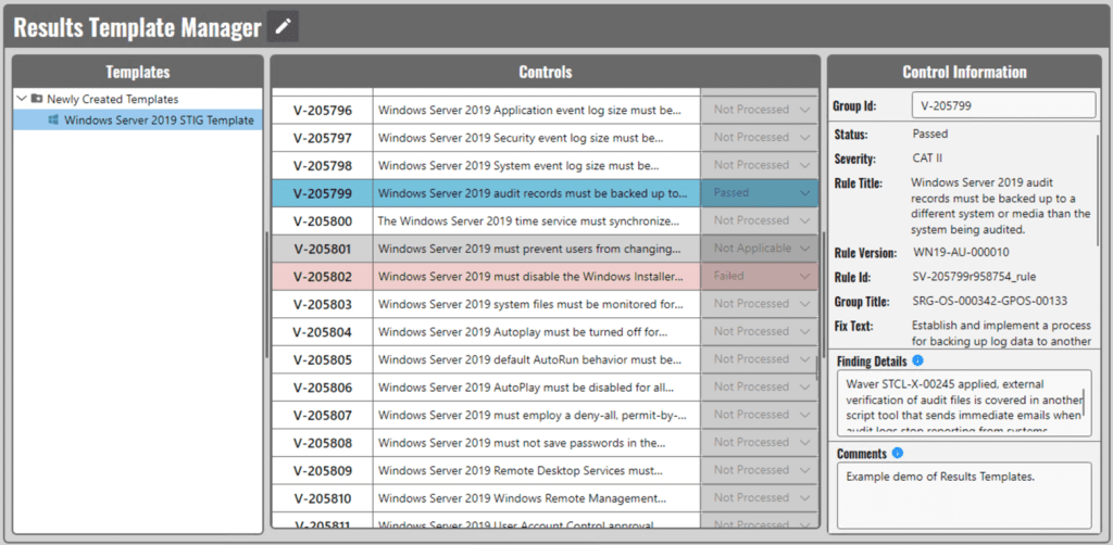 SERIES: A Peek Inside ConfigOS MPO Key Features – Results Templates