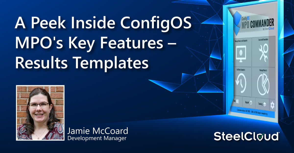 SERIES: A Peek Inside ConfigOS MPO Key Features – Results Templates