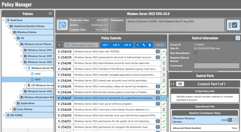ConfigOS MPO STIG Compliance Software | SteelCloud